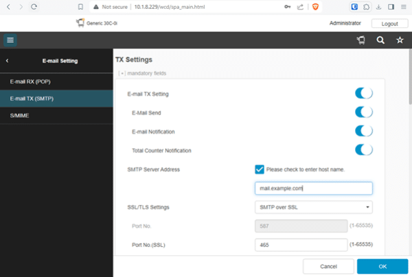 Setting up Scan to Email - Copy Print Services